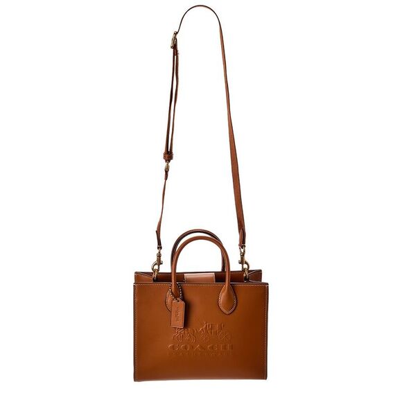 Coach | Bags | Coach Ace Leather Tote 26 Brown | Poshmark